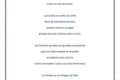 ≫ Poemas para la Familia: Bonitos y Emotivos para Compartir con Tus ...